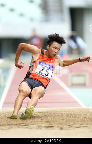 Osaka Men's Triple Jump at Yanmar Stadium Nagai, Osaka, Japan. 20th May ...
