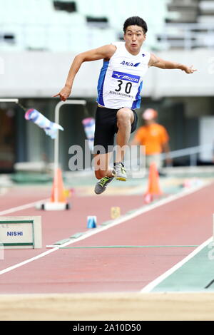 Osaka Men's Triple Jump at Yanmar Stadium Nagai, Osaka, Japan. 20th May ...