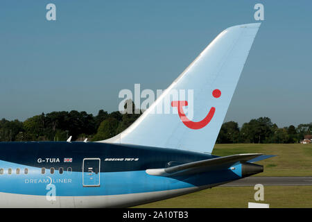 TUI Boeing 787-9 Dreamliner aircraft Stuttgart Airport in Germany Stock ...