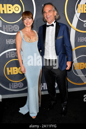 Vince Calandra and Emmanuelle Vaugier at the 2019 Annual Producers ...