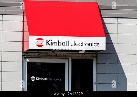 Indianapolis - Circa September 2019: Kimball Electronics manufacturing ...