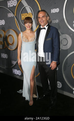 Vince Calandra and Emmanuelle Vaugier at the 2019 Annual Producers ...