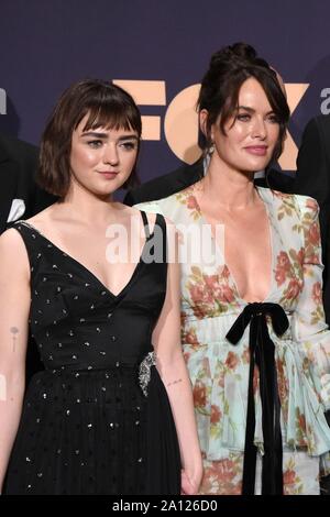 Maisie Williams in the press room during the 71st Primetime Emmy Awards ...