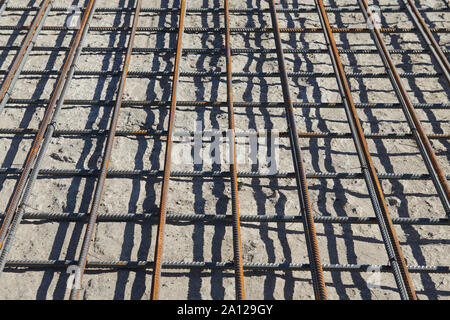 steel and iron rods for road construction Stock Photo - Alamy