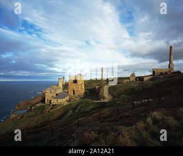 Levant Mine and Beam Engine National Trust property at Trewellard ...