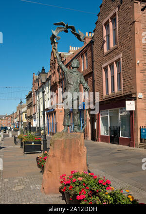 Dunbar High Street, East Lothian, Scotland, Europe Stock Photo - Alamy