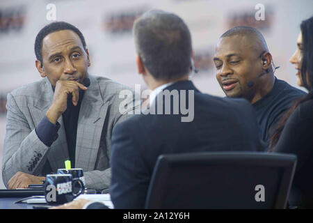 Wilmington, DE, USA. 20th Sep, 2019. ESPN First take cast member MOLLY ...