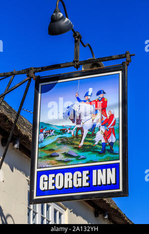 the george inn, chideock , dorset, england, uk gb Stock Photo - Alamy