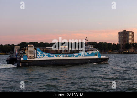 Waterbus, a High Speed Passenger Ferry in the Rotterdam Area, South ...