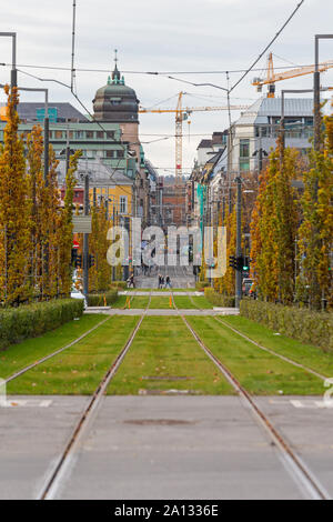 Norway, Oslo, the Tram Line Rails in Oslo City Photo © Fabio Mazzarella ...