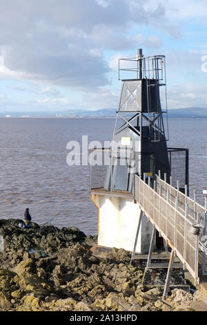 Portishead Point lighthouse also known as Battery Point lighthouse ...