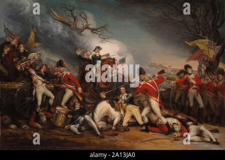 The Death of General Mercer at the Battle of Princeton, January 3, 1777 ...