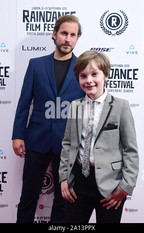 Marc Zammit and Hector Bateman-Harden attending the UK premiere of ...