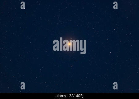 Betelgeuse a red supergiant star in the constellation Orion. Star map ...