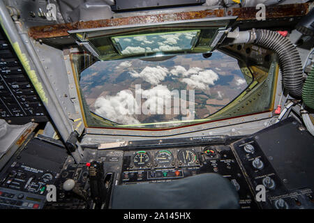 U.S. Air National Guard boom operator with the 121st Air Refueling Wing ...