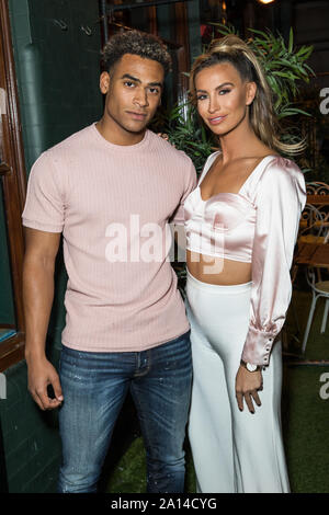 Jordan Hames and Ferne McCann attend Ferne McCann Cocktail launch at ...