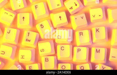 Close up of computer keys abstract background Stock Photo - Alamy