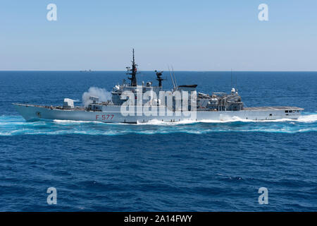 ITALIAN NAVY MAESTRALE CLASS FRIGATE F574 ALISEO Stock Photo - Alamy
