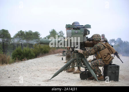 A US Army soldier fires an AT-4 anti-tank weapon during training at ...