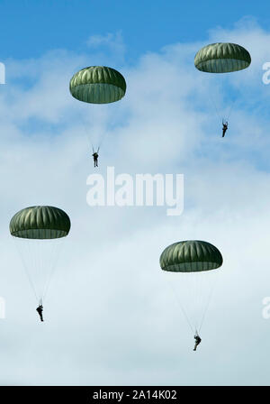 The U.S. Army Special Operations Parachute Demonstration Team and the ...