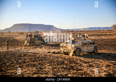 US Marines fire a TOW Missile from an M-41 Saber weapon system during ...