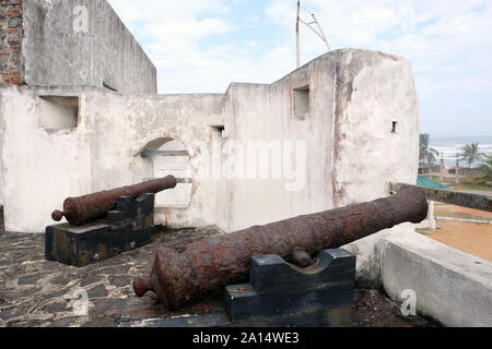Slave fortress Fort Apollonia at Gold Coast, Ghana, Africa ...