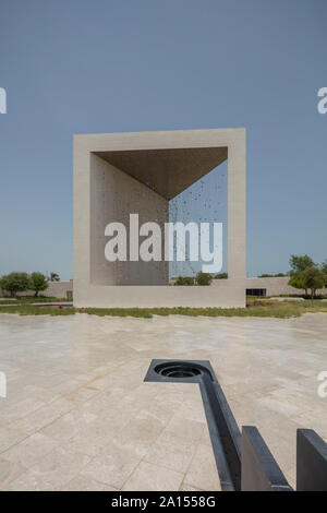 The Founder's Memorial monument and visitor center, Abu Dhabi, in honor ...