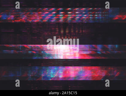 Grunge glitchy texture with tv screens as abstract background Stock ...