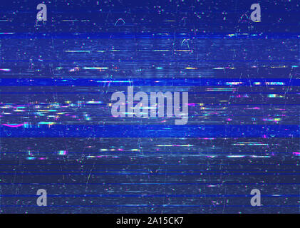 Grunge glitchy texture with tv screens as abstract background Stock ...