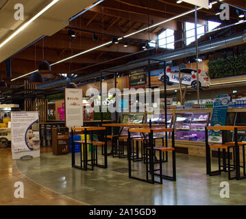 Eataly famous food store market: assortment of fresh vegetables with ...