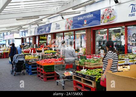 Quality Foods Market at Southall - LONDON, UK - JUNE 9, 2022 Stock ...