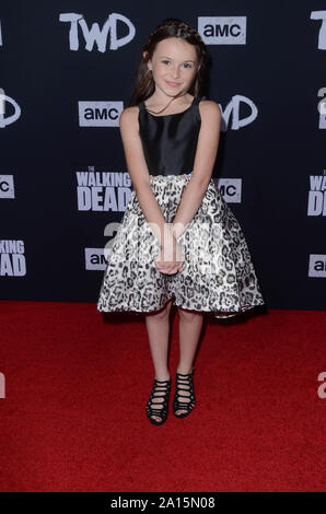 Cailey Fleming at "The Walking Dead" Season 10 Premiere Event held at ...