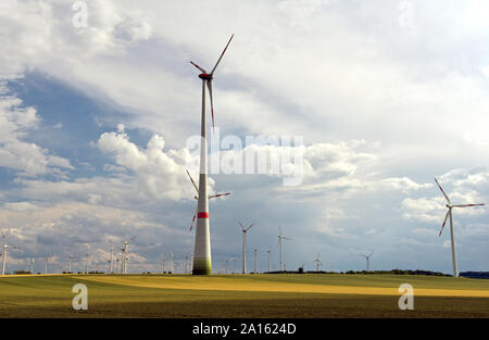 Onshore wind park, Germany Stock Photo - Alamy
