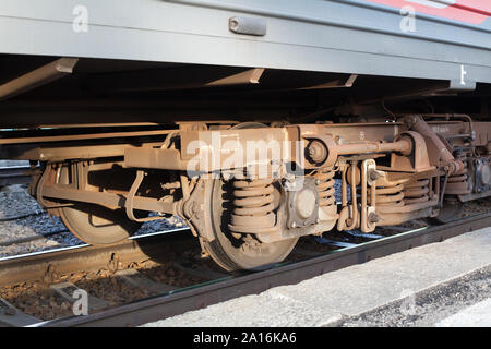 Road and Rail track wheels on track laying digger Stock Photo - Alamy