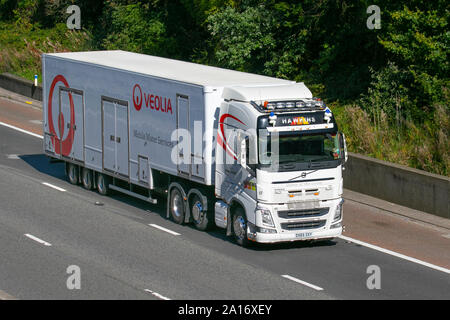 Veolia truck. Veolia is a French transnational company with activities ...