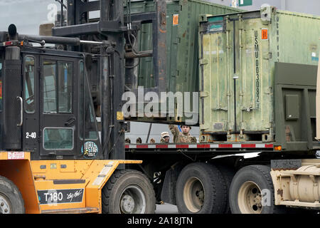Fuel dock, Seward, Alaska Stock Photo - Alamy
