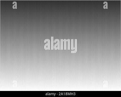 Line halftone pattern with gradient effect. Gorizontal lines. Template for backgrounds and ...