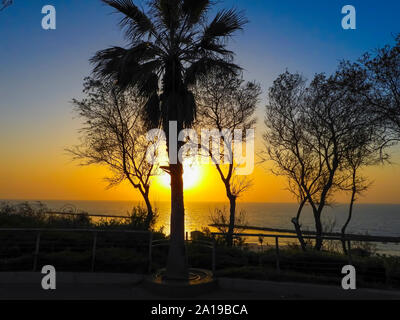 Beautiful Mediterranean Sun Set. Photographed in Israel Stock Photo - Alamy