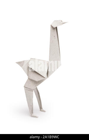 Origami ostrich isolated Stock Photo - Alamy