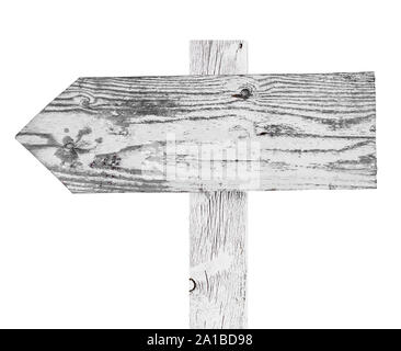 old nature wood sign isolated on white background 4 Stock Photo - Alamy