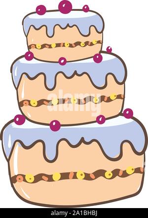 White chocolate love cartoon character with nope expression. Vector ...