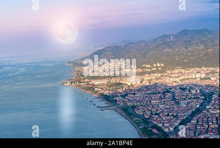 Panoramic Ordu view from Boztepe Hill Stock Photo - Alamy