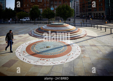 Manchester Central Convention Complex with memorial to the Peterloo ...