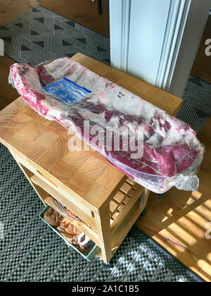 Raw pork ribs ready for cooking Stock Photo - Alamy