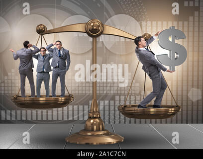 The difference between rich and poor people Stock Photo - Alamy
