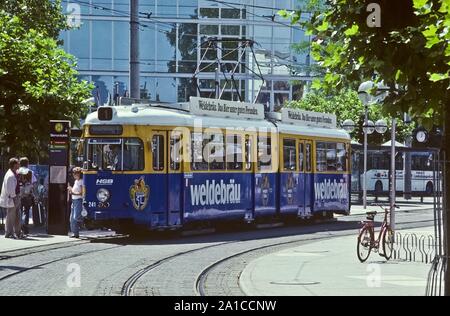 Heidelberg, Straßenbahn, historische Aufnahme Stock Photo - Alamy