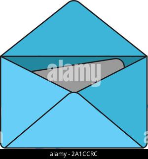 blue envelope design Stock Vector Image & Art - Alamy