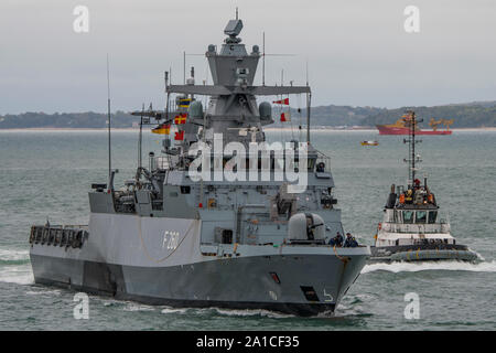 German K130 Braunschweig class corvette F261 Magdeburg during Naval ...