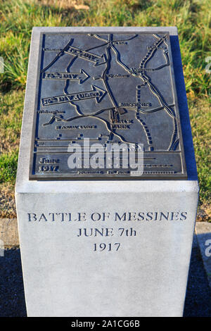 Battle of Messines - Map Stock Photo - Alamy