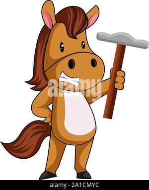 Anvil and Hammer Icons Isolated on White Background. Industrial Logo ...